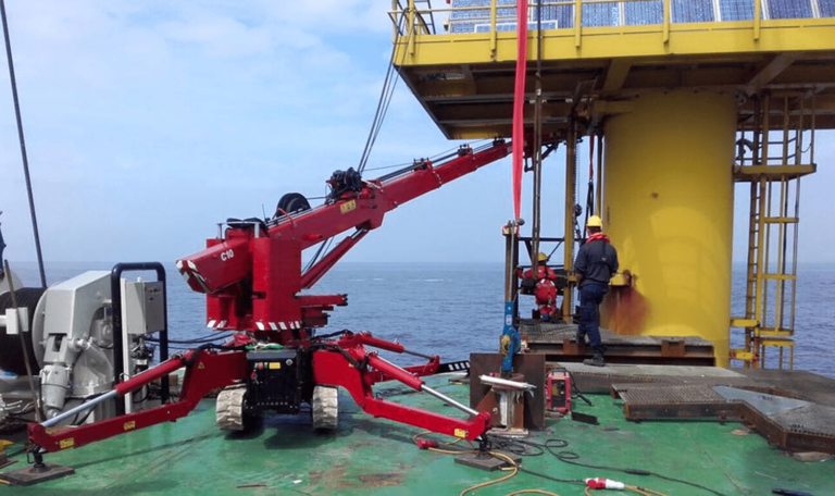 Lifting offshore with the Spider crane - NarrowLifting